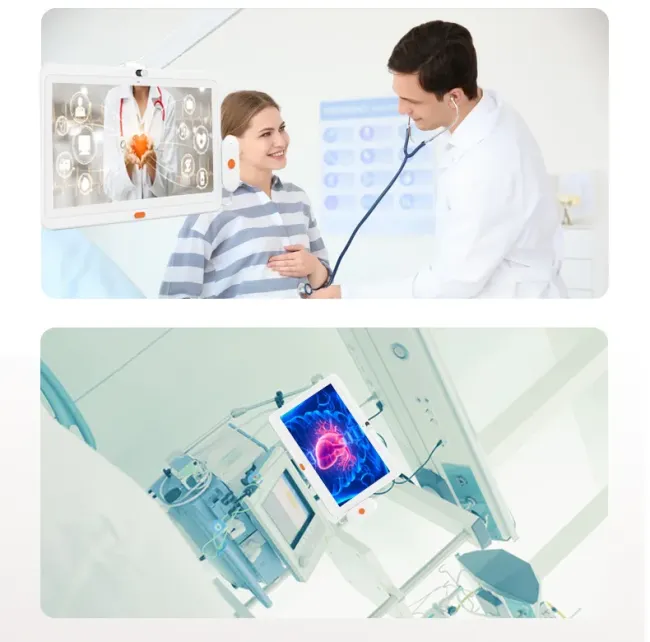 15.6 Inch Android Tablet for Business Medical Signage Touch Screen NFC Call Handgrip