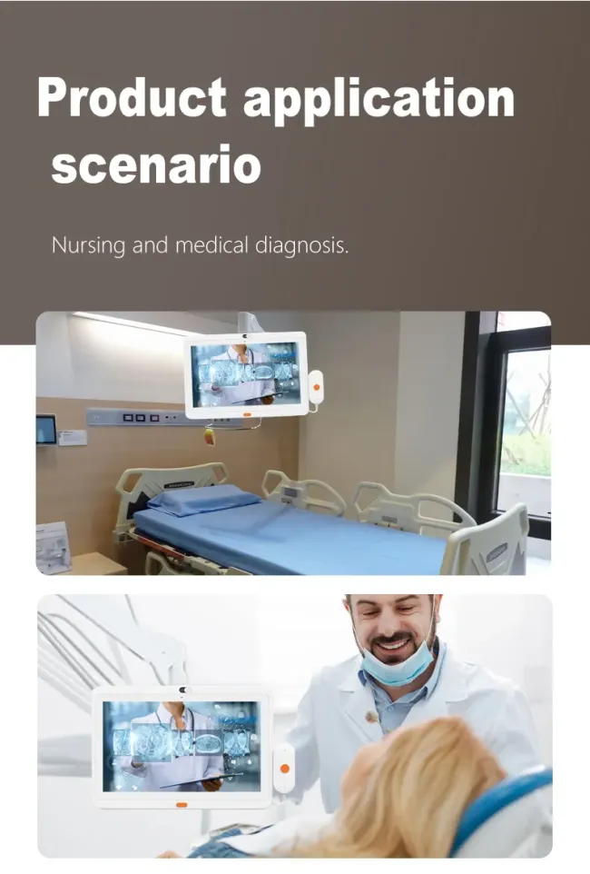 15.6 Inch Android Tablet for Business Medical Signage Touch Screen NFC Call Handgrip
