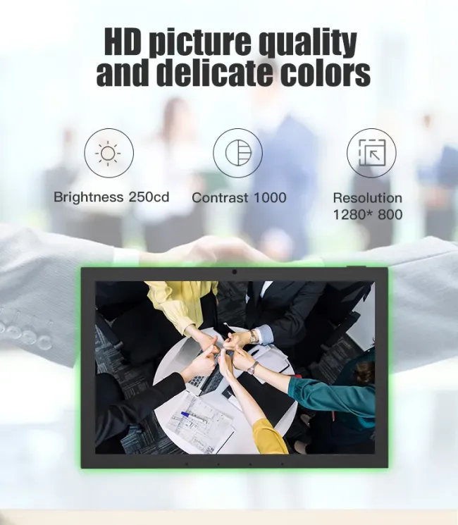 SMT101 Home Automation 10 Inch Android 13 Touchscreen Smart Home Control Display with Rk3566 Quad-Core CPU 1280*800