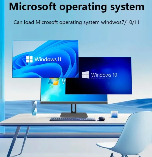 OEM 24&quot; Touchscreen I3 I5 I7 All in One Computer for Business Office 16GB RAM Win10 Win11 Indoor Outdoor Aio PC Monoblock