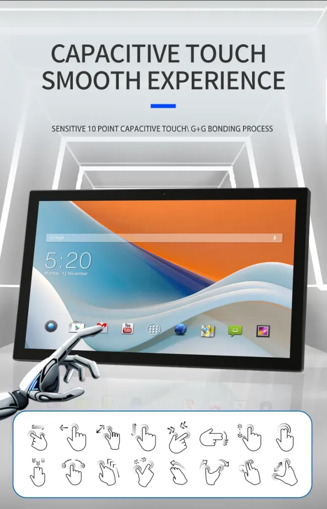 Factory Direct 14inch Full View Screen Tablet PC OEM WiFi 4G NFC Android 13 Poe Supply New Rockchip Processed for Business