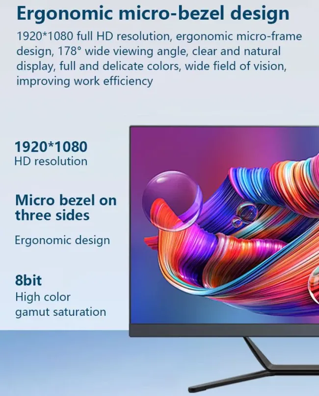 2025 Brand New 24inch Core 11th I9 Gamer All in One Gaming PC Computers Laptops Desktop Computer All in One Monitor for Office
