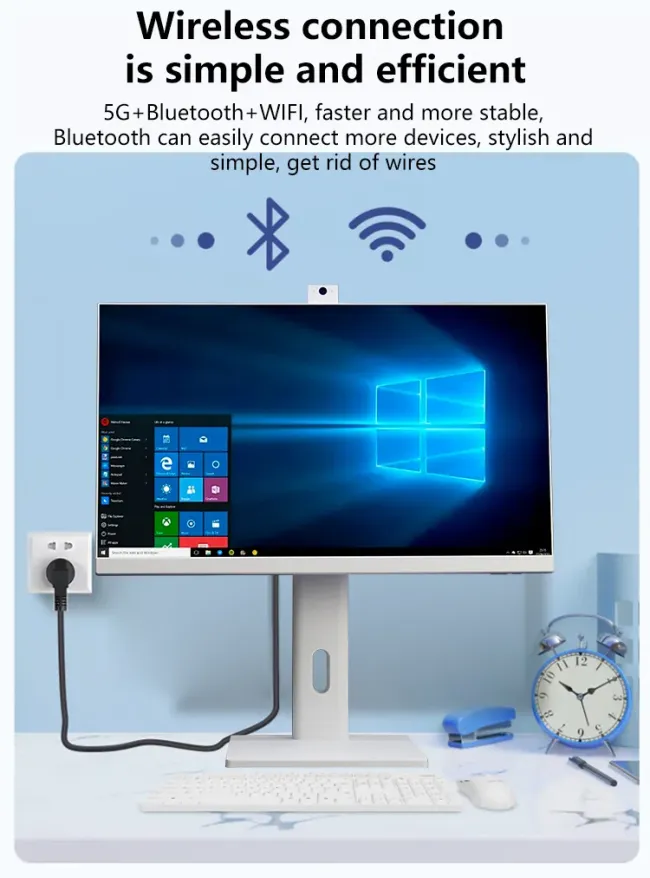 2025 New Arrivals 24inch I7-10870h Octa-Core Screen All in One PC for Sc All in One Monitor with Adjustable Base All in One PC