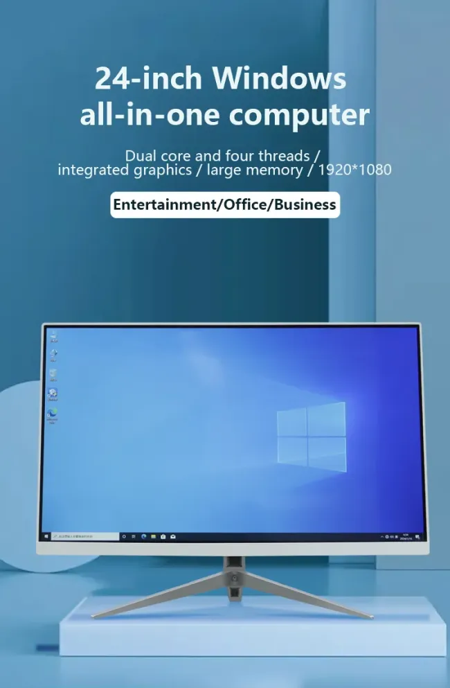 2025 Brand New 24inch in-Tel Processors Core I7 I9 Gamer OEM All in One Gaming PC Computers Desktop Computer for Student Company