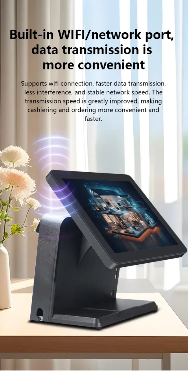 Latest Design 15.6&quot; Win10/11 Linux System Touch Screen POS Machine Cash Register Point of Sale System All in One POS Machine