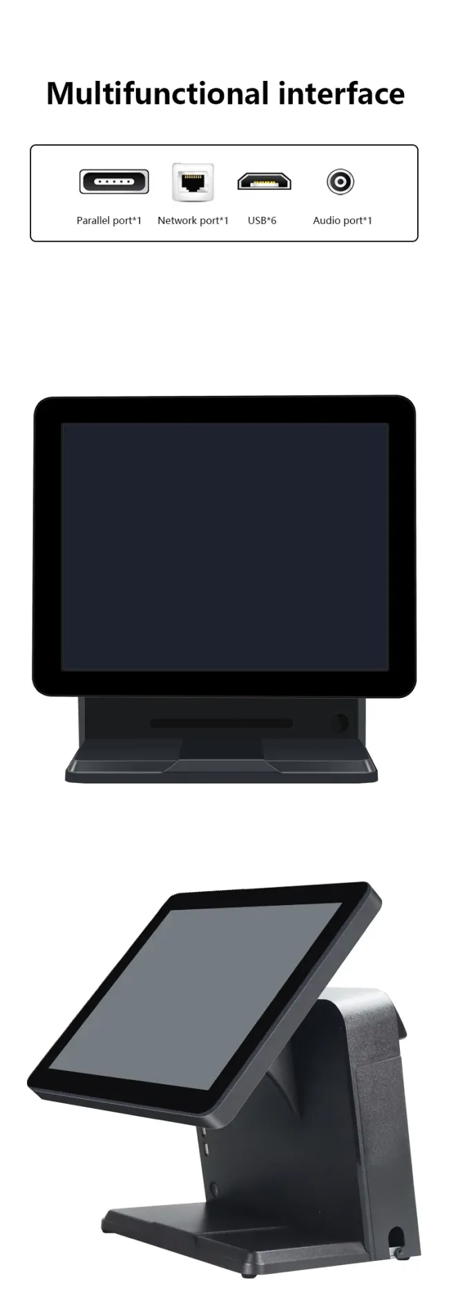Latest Design 15.6&quot; Win10/11 Linux System Touch Screen POS Machine Cash Register Point of Sale System All in One POS Machine