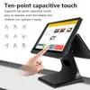 Quality Factory Custom 11.6 15.6inch Dual Screen Touch All in One POS Machine Cash for sale