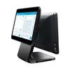 Quality Foldable 15.6 Inch Dual Touch Screen POS System Terminal Win Dows Cash Register for sale