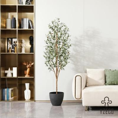 Cina PE personalizzato artificiale in vaso Fiddle Leaf Fig Tree per la moderna casa e ufficio decorazione in vendita