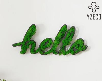 Cina Pubblicità all'interno Word Immortal Moss Logo Office Sign con effetto luce personalizzabile in vendita