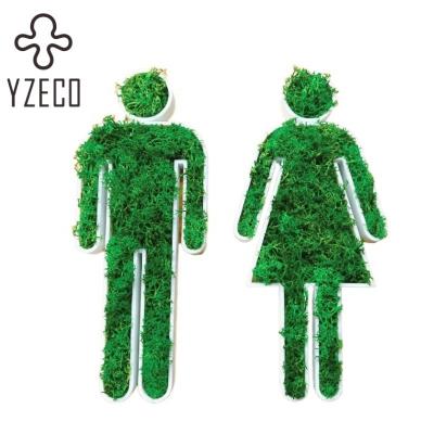 Cina Effetti luminosi personalizzati Lettere di muschio 3D Segno murale per la decorazione interna personalizzato in vendita