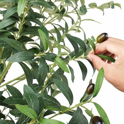 China Customized 56ft Artificial Plants Faux Bonsai Olive Tree for Garden Easy Maintenance for sale