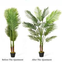 China Artificial Palm Tree for Easter Decoration Bright Green Simulation Green Plant for sale