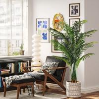China Artificial Palm Tree for Easter Decoration Bright Green Simulation Green Plant for sale