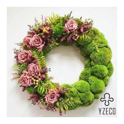 Cina 100% di schiuma naturale Lichene muschio corone duratura e inodore 3-5 anni Tempo di vita in vendita