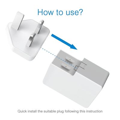 China Universal world travel adapter with 4usb 27W 5V4.8A 27W for sale