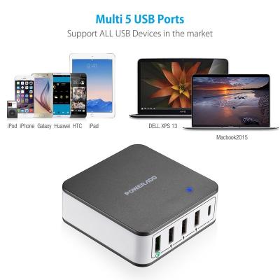 China Intelligent charger PD 40W series QC3.0 USB-C charger output 5V3A for sale