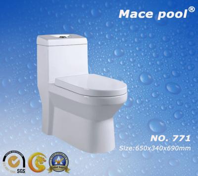 China Cool Santary Wares Siphonic One-Piece Toilet for Bathroom Facilities (771) for sale