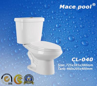 China Economic Water Closet Siphonic Two Piece Water Closet (CL-040) for sale