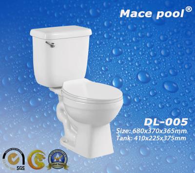 China Popular Ceramic Two-Piece Toilet for Africa Market  (DL-005) for sale