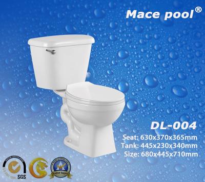 China Two-Piece Toilets Water Closet for Bathroom Accessories (DL-004) for sale