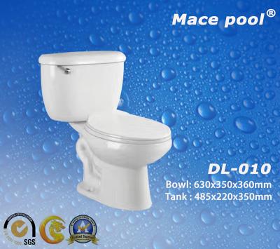 China Bathroom Sanitary Wares Two-Piece Toilets Water Closet  (DL-010) for sale