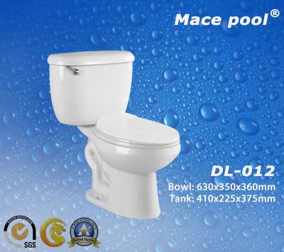 China Bathroom Sanitary Wares Two-Piece Toilets Water Closet  (DL-012) for sale