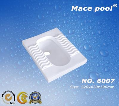 China Competitive Squatting Pan Wc Ceramic Toilets for bathroom(6007) for sale