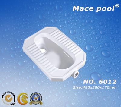 China Two Piece Ceramic Squatting Pan Water Closet for Bathroom (6012) for sale