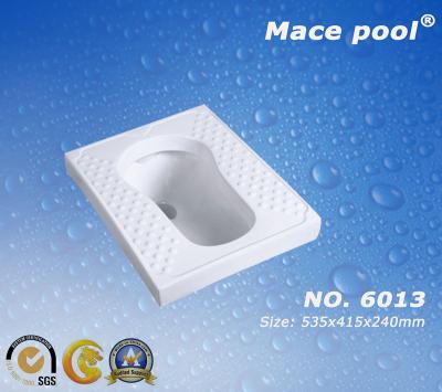 China Massage Foot Place Ceramic Squatting Pan (6013) for sale