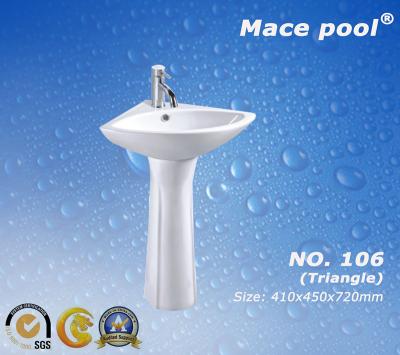 China Wash Basin Pedestal Basin Type for Bathroom Accessories  (106) for sale