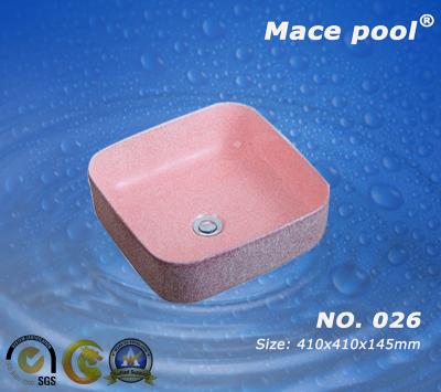 China Good Quality Sanitary Wares Square Ceramic Basin  (026) for sale