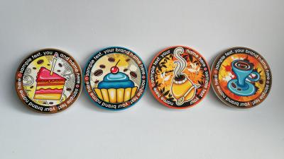 China Good Quality Ceramic Coaster Cup Placemat for Souvenir / Gift for sale