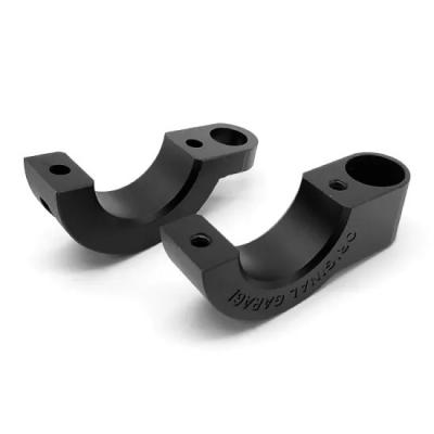 Cina Macchine per la lavorazione dei metalli su misura Parti di macchine per la lavorazione dei metalli Black Anodized Spring Clip CNC Machining in vendita
