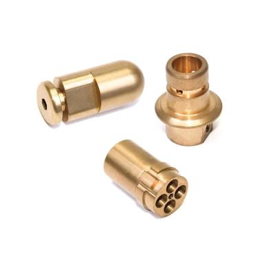 China ASTM Standard Custom Precision CNC Machining Messing Copper Parts op maat Te koop