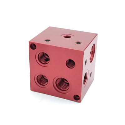 China Técnico CNC Machining OEM Cliente Blocos de válvulas hidráulicas com pedido personalizado à venda