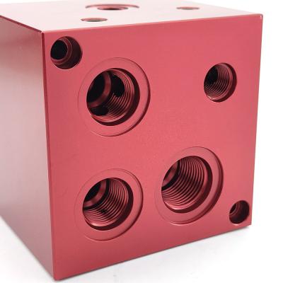 China Técnico CNC Machining OEM Cliente Blocos de válvulas hidráulicas com pedido personalizado à venda