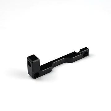 Cina Personalizzazione Parti in alluminio CNC anodizzate nere per macchine di precisione in vendita