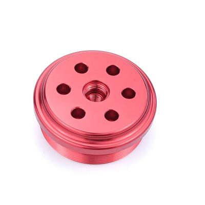Cina ACE-S061501 Anodizzazione rossa Alta precisione Customized Aluminium Machine Part per UTV/ATV Shock in vendita