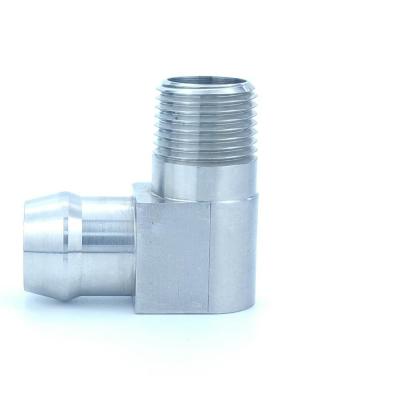 Cina Lavoro di tornitura CNC lucido argento ottone Cp estensione del capezzolo di tornitura per il montaggio del tubo in vendita