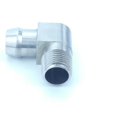 Cina Lavoro di tornitura CNC lucido argento ottone Cp estensione del capezzolo di tornitura per il montaggio del tubo in vendita