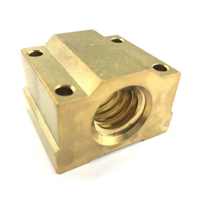 China Tolerantie /-0,05 mm CNC-bewerking Fitting Block Fitting Block door koper/koper Te koop