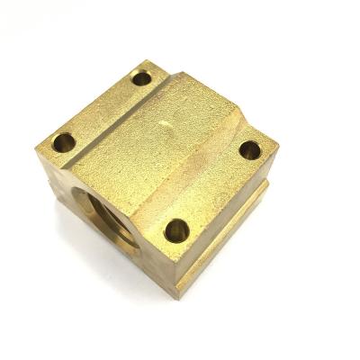 China Tolerantie /-0,05 mm CNC-bewerking Fitting Block Fitting Block door koper/koper Te koop