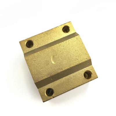 China Tolerantie /-0,05 mm CNC-bewerking Fitting Block Fitting Block door koper/koper Te koop
