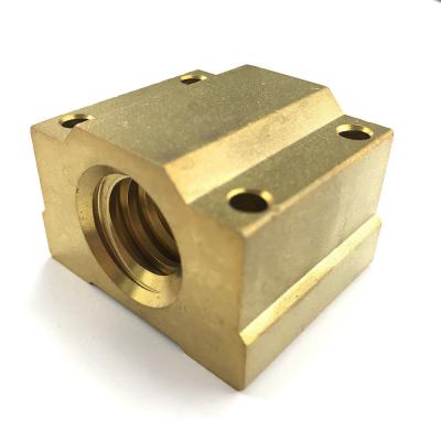 China Tolerantie /-0,05 mm CNC-bewerking Fitting Block Fitting Block door koper/koper Te koop