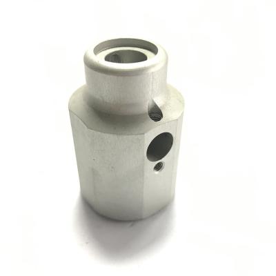 China Metalenverwerkingsmachineonderdelen SGS-gecertificeerd Precision CNC Polygonal Aluminium Sleeve Te koop