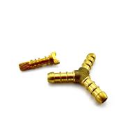 China Customized Precision CNC Machined Brass Pipe Fitting for Customized Applications for sale