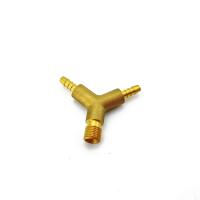 China Customized Precision CNC Machined Brass Pipe Fitting for Customized Applications for sale