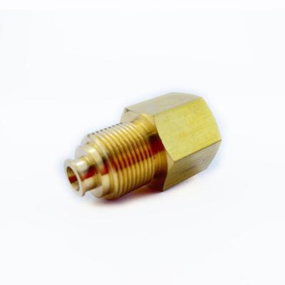 China Precision Machining Brass Nipple Custom Made en SGS goedgekeurd voor aanpassing Te koop
