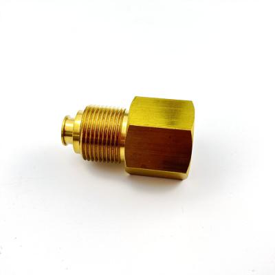 China Precision Machining Brass Nipple Custom Made en SGS goedgekeurd voor aanpassing Te koop
